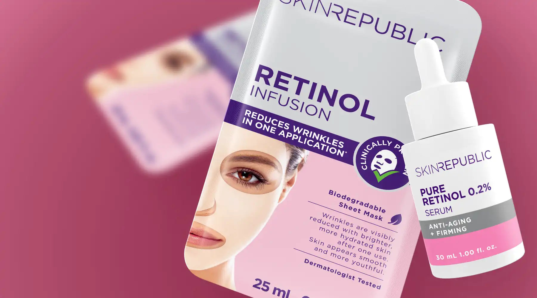 The Retinol Reset | Skin Republic Retinol Serum + Infusion Mask - Skin ...