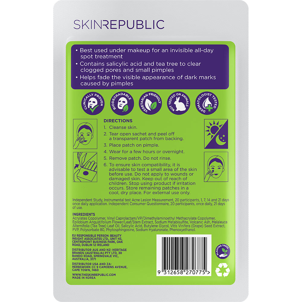 Spot Clear Salicylic Acid Patch (48 Patches) - Skin Republic South Africa