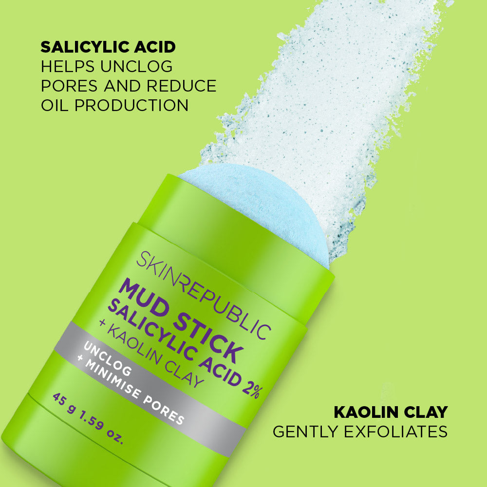 Mud Stick Salicylic Acid 2% + Kaolin Clay - Skin Republic South Africa